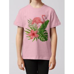 wat? Apparel T-Shirt Flamingo in Rosa | Gr.: 134-146