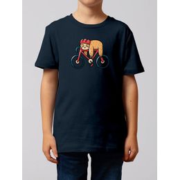 wat? Apparel T-Shirt Sloth in Dunkelblau | Gr.: 122/128