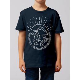 wat? Apparel T-Shirt Natur ist sch&ouml;n in Dunkelblau | Gr.: 98/104