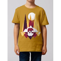 wat? Apparel T-Shirt Von B&auml;ren und Bergen in Ocker | Gr.: 110/116