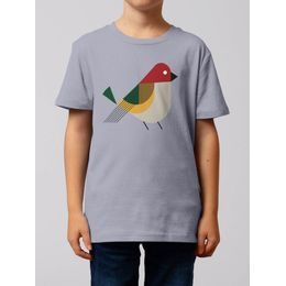 wat? Apparel T-Shirt Vogel in Lavender | Gr.: 152-164