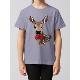 wat? Apparel T-Shirt Rehkitz in Lavender | Gr.: 110/116