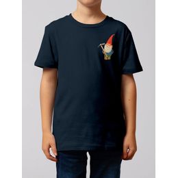 wat? Apparel T-Shirt Gartenzwerg in Dunkelblau | Gr.: 122/128