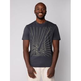 wat? Apparel T-Shirt Fahrradspeichen in India Ink Grey | Gr.: 50