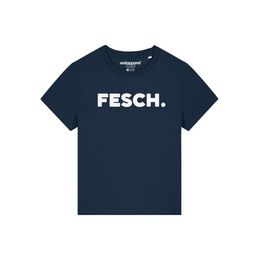 wat? Apparel T-Shirt Fesch in Dunkelblau | Gr.: 42