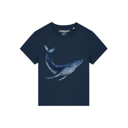 wat? Apparel T-Shirt Wal in Dunkelblau | Gr.: 38