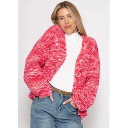 SASSYCLASSY Zweifarbiger Cardigan in Pink | Gr.: L