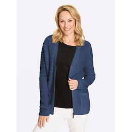 Sieh an! Cardigan in jeansblau | Gr.: 54