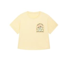 wat? Apparel T-Shirt Never stop exploring in Butter | Gr.: 36