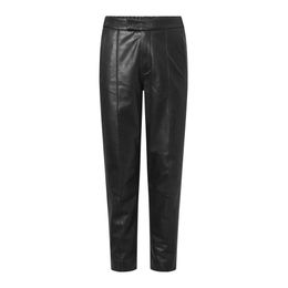 Bolongaro Trevor Lederhose PINTUCK in schwarz | Gr.: L