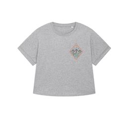 wat? Apparel T-Shirt Explore in Grau | Gr.: 44
