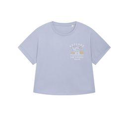 wat? Apparel T-Shirt Explore the unseen, keep wild in Serene Blue | Gr.: 38