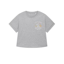 wat? Apparel T-Shirt Explore the unseen, keep wild in Grau | Gr.: 40