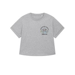 wat? Apparel T-Shirt Adventure awaits in Grau | Gr.: 42