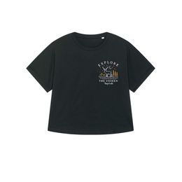 wat? Apparel T-Shirt Explore the unseen, keep wild in Schwarz | Gr.: 34