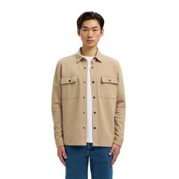Selected Homme Jacke SLHJACKIE SWEAT in Beige | Gr.: S