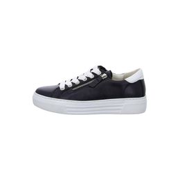 Gabor Comfort Sportliche Schn&uuml;rschuhe in Blau | Gr.: 40,5