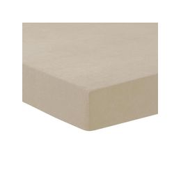 Traumschlaf Spannbettlaken Frottee Stretch in taupe | Gr.: 90x200 cm - 100x200 cm