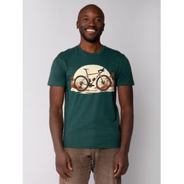 wat? Apparel T-Shirt Gravelbike in Dunkelgr&uuml;n | Gr.: 46