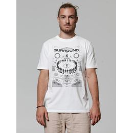 wat? Apparel T-Shirt Surround in Off White | Gr.: 54