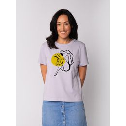 wat? Apparel T-Shirt Self love in Lavender | Gr.: 40