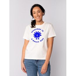 wat? Apparel T-Shirt Everyday is a happy day in Off White | Gr.: 34