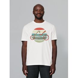 wat? Apparel T-Shirt Recumbent Bike in Off White | Gr.: 46