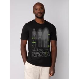 wat? Apparel T-Shirt Be the best in Schwarz | Gr.: 54