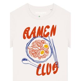 wat? Apparel T-Shirt Ramen Club in Off White | Gr.: 34