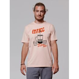 wat? Apparel T-Shirt Coffee makes everything better in Fraiche Peche | Gr.: 56