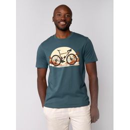 wat? Apparel T-Shirt Gravelbike in Petrol | Gr.: 56