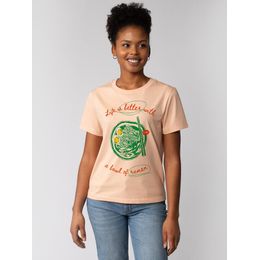 wat? Apparel T-Shirt Life is better with ramen in Fraiche Peche | Gr.: 36