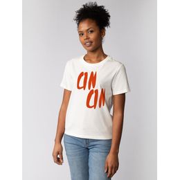 wat? Apparel T-Shirt Cin Cin in Off White | Gr.: 44