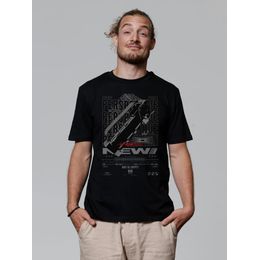 wat? Apparel T-Shirt New Perspective in Schwarz | Gr.: 46