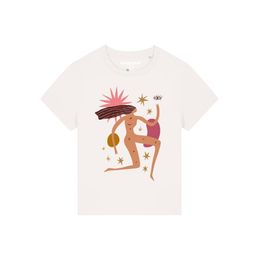 wat? Apparel T-Shirt Love and flex in Off White | Gr.: 34