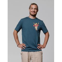 wat? Apparel T-Shirt Skateboard in Petrol | Gr.: 50
