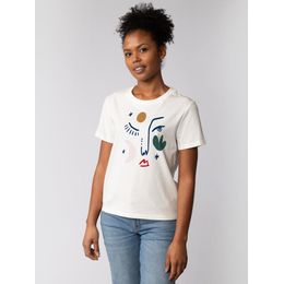 wat? Apparel T-Shirt Love and flex in Off White | Gr.: 42
