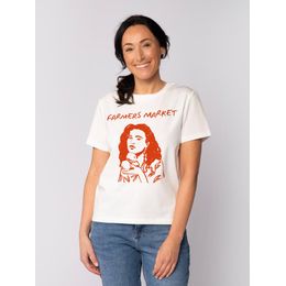 wat? Apparel T-Shirt Farmers market in Off White | Gr.: 34