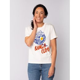 wat? Apparel T-Shirt Ramen Club in Off White | Gr.: 42