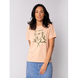 wat? Apparel T-Shirt Growth in Fraiche Peche | Gr.: 34