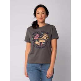 wat? Apparel T-Shirt Mental Health in Grau | Gr.: 38