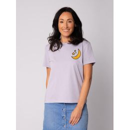 wat? Apparel T-Shirt Moon & Stars in Lavender | Gr.: 40