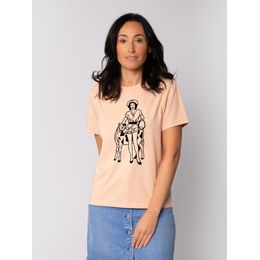 wat? Apparel T-Shirt Cowgirl in Fraiche Peche | Gr.: 36