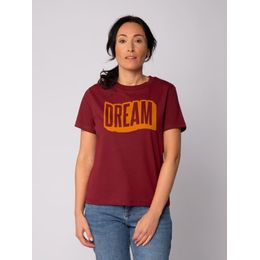 wat? Apparel T-Shirt Dream in Weinrot | Gr.: 34
