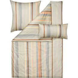 Estella Mako-Interlock-Jersey Bettw&auml;sche in mehrfarbig | Gr.: 155x220 cm (40x80 cm)
