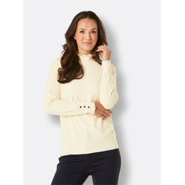 CR&Eacute;ATION L creation L Modal-Mix-Pullover in champagner | Gr.: 36