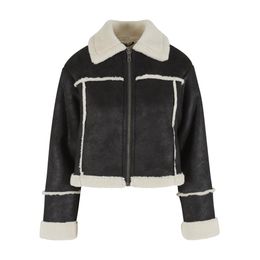 Urban Classics Light Jackets - Coat in black/whitesand | Gr.: L