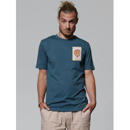 wat? Apparel T-Shirt Tarot The Pizza in Petrol | Gr.: 48
