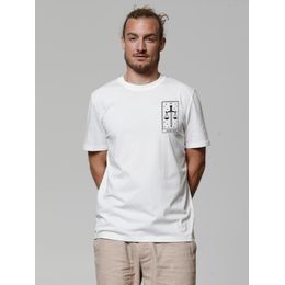 wat? Apparel T-Shirt Tarot Justice in Off White | Gr.: 52
