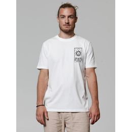 wat? Apparel T-Shirt Tarot The Sun in Off White | Gr.: 56